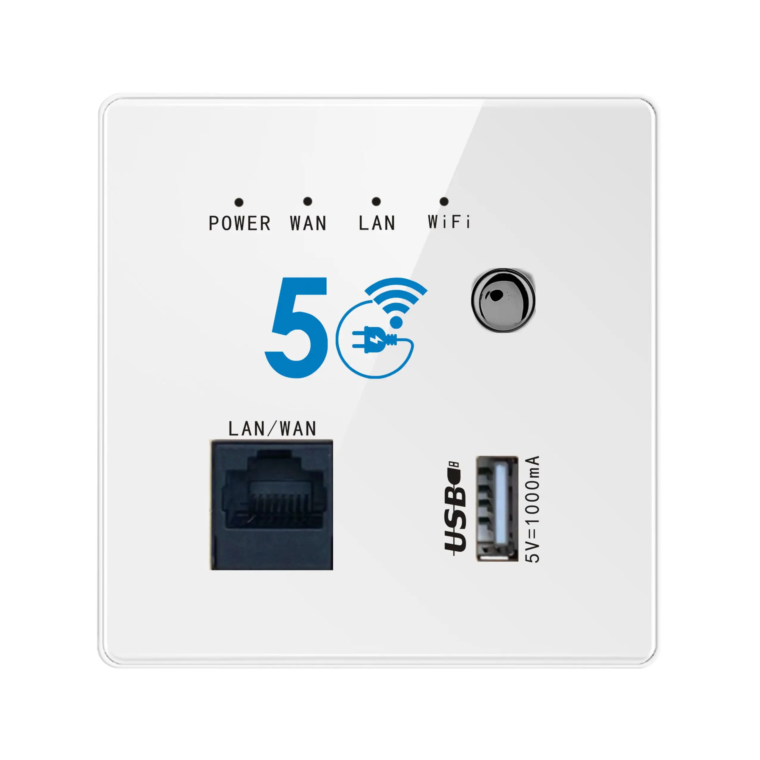 5G-AP-Panel-POE-Wireless-WIFI-USB-Socket-Wall-Embedded-Wireless-110V ...
