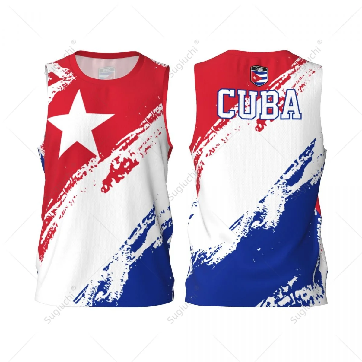 Men-Basketball-Sports-Cuba-Flag-Running-Fitness-Multifunction-Jersey ...