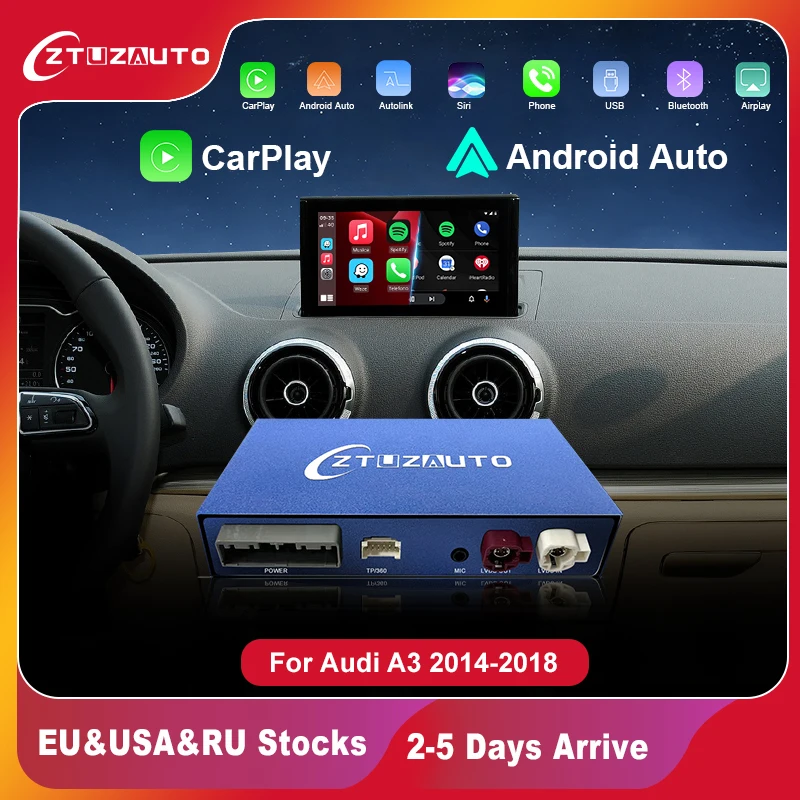 Wireless-Apple-CarPlay-Android-Auto-Interface-for-Audi-A3-MIB2-2014 ...