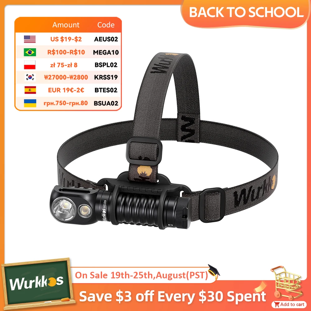 Wurkkos-HD20-Headlamp-Rechargeable-21700-Headlight-2000lm-Dual-LED-LH351D-XPL-USB-Reverse-Charge ...