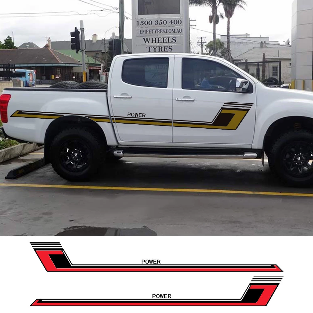 Car Stickers For Isuzu D Max Dmax D Max Pickup Door Side Decals Truck ...