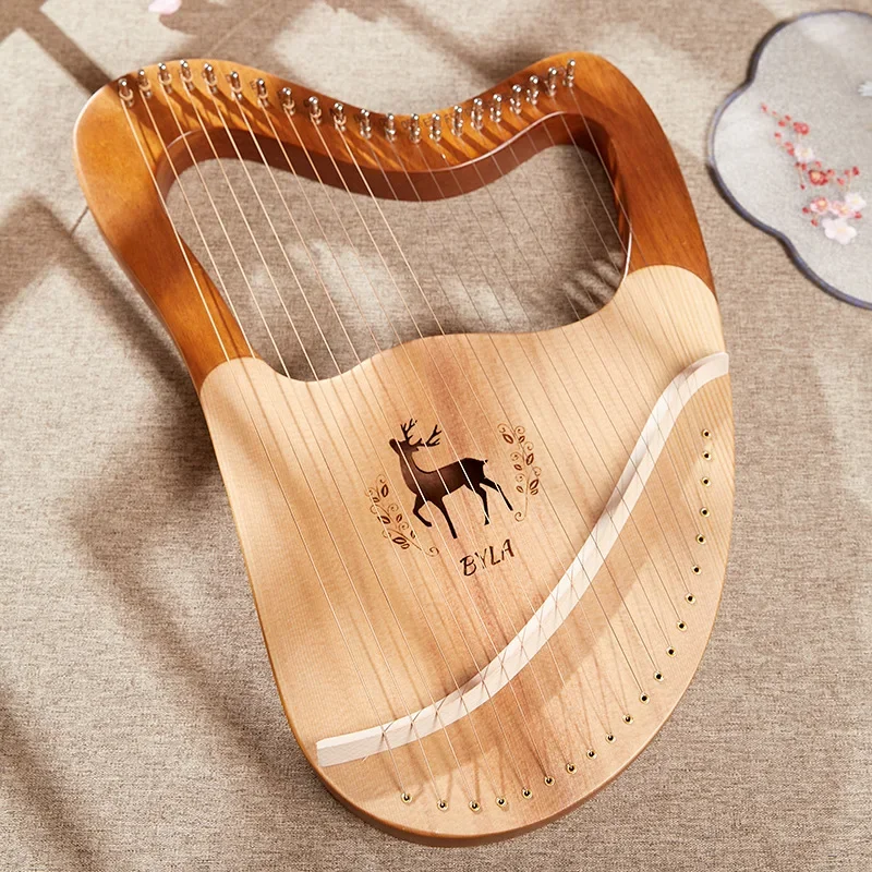32-Strings-Lyre-Harp-High-Quality-Wooden-Spruce-Log-Harp-Classical ...
