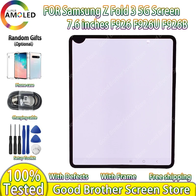 AMOLED-7-6-For-Samsung-Z-Fold-3-Display-Touch-Screen-Digitizer-Assembly ...
