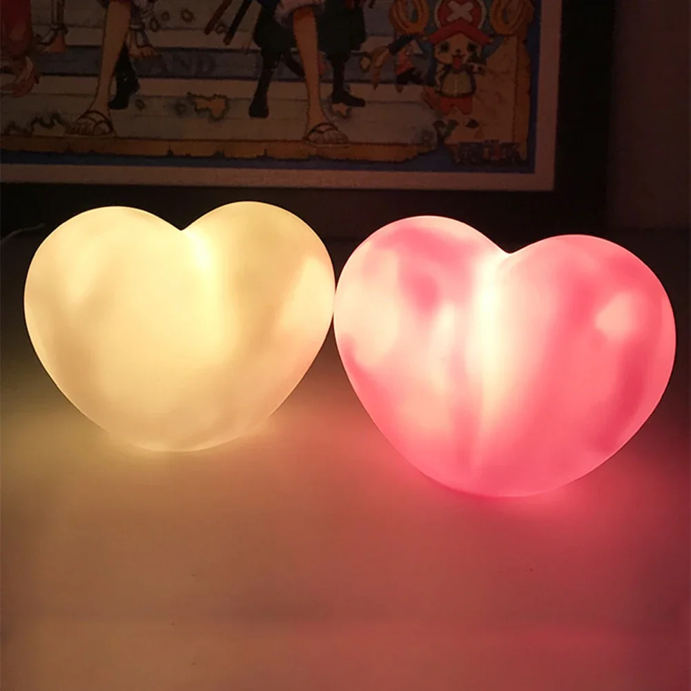 Creative Love Heart LED Lamp Wedding Romantic Pink Night Light Ornament ...