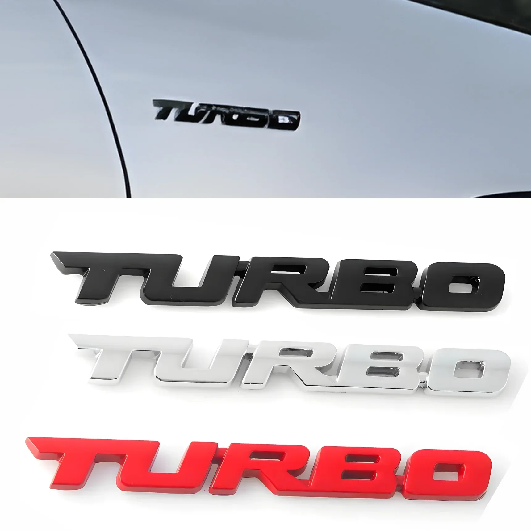 Car-Sticker-Turbocharged-Turbo-Metal-Alloy-3D-Badge-Car-Modification ...