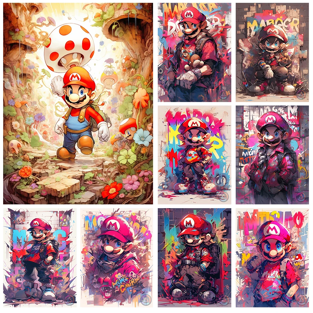 Zipper-Bag-5D-DIY-Japanese-Anime-Diamond-Painting-Kit-Super-Mario ...