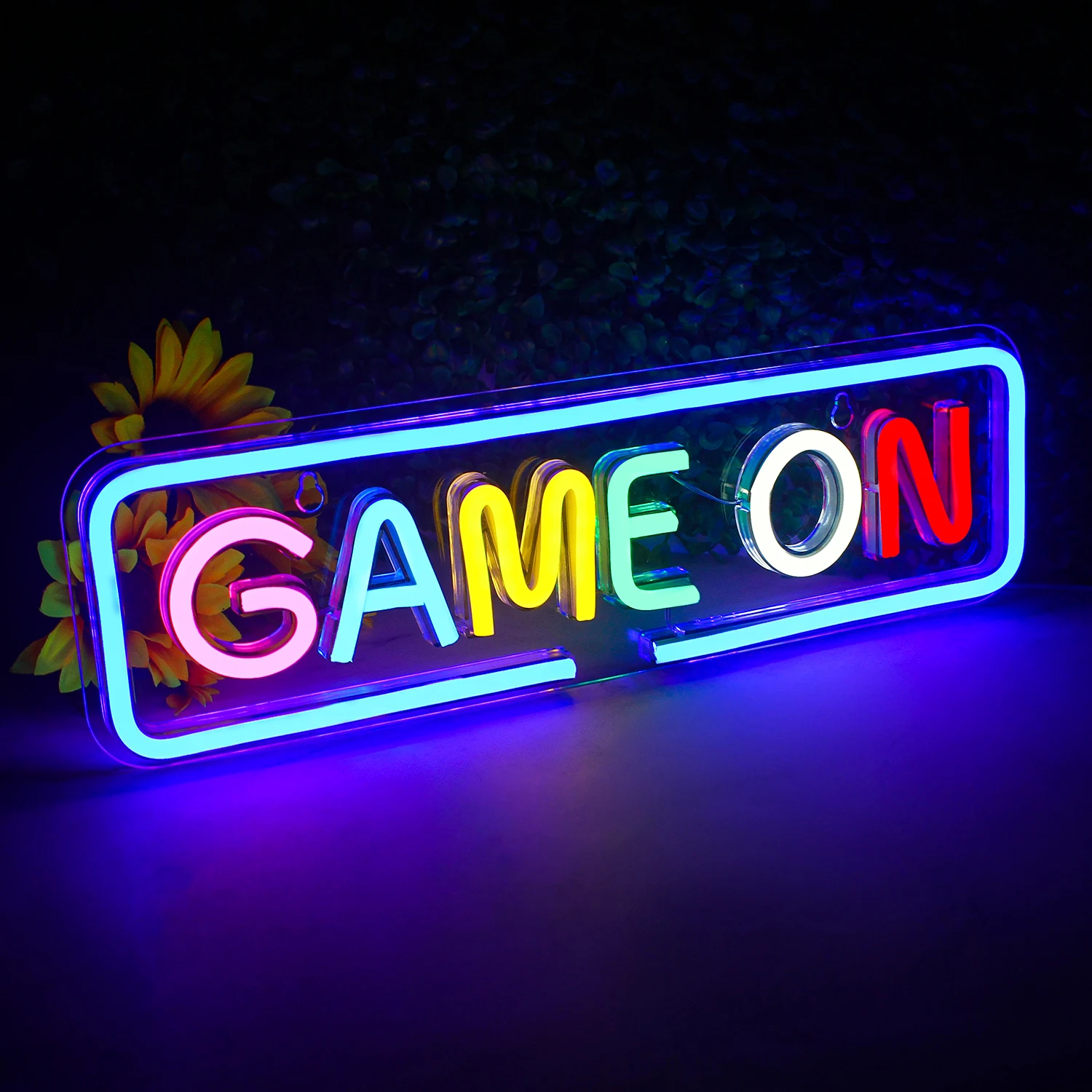 Game-On-Neon-Signs-Gamer-Gift-USB-Powered-Multicolour-Neon-Game-Sign ...