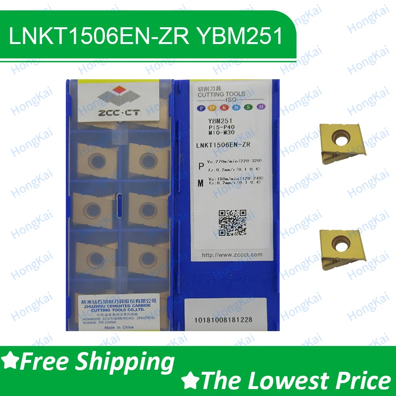 10PCS-ZCC-CNC-Carbide-Cutting-Tools-LNGX-Series-LNKT1506EN-ZR-YBM251 ...