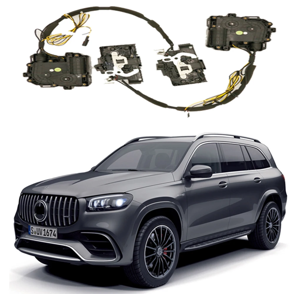 for-Mercedes-Benz-GLS-Class-X166-67-Car-Soft-Close-Door-Latch-Pass-Lock ...