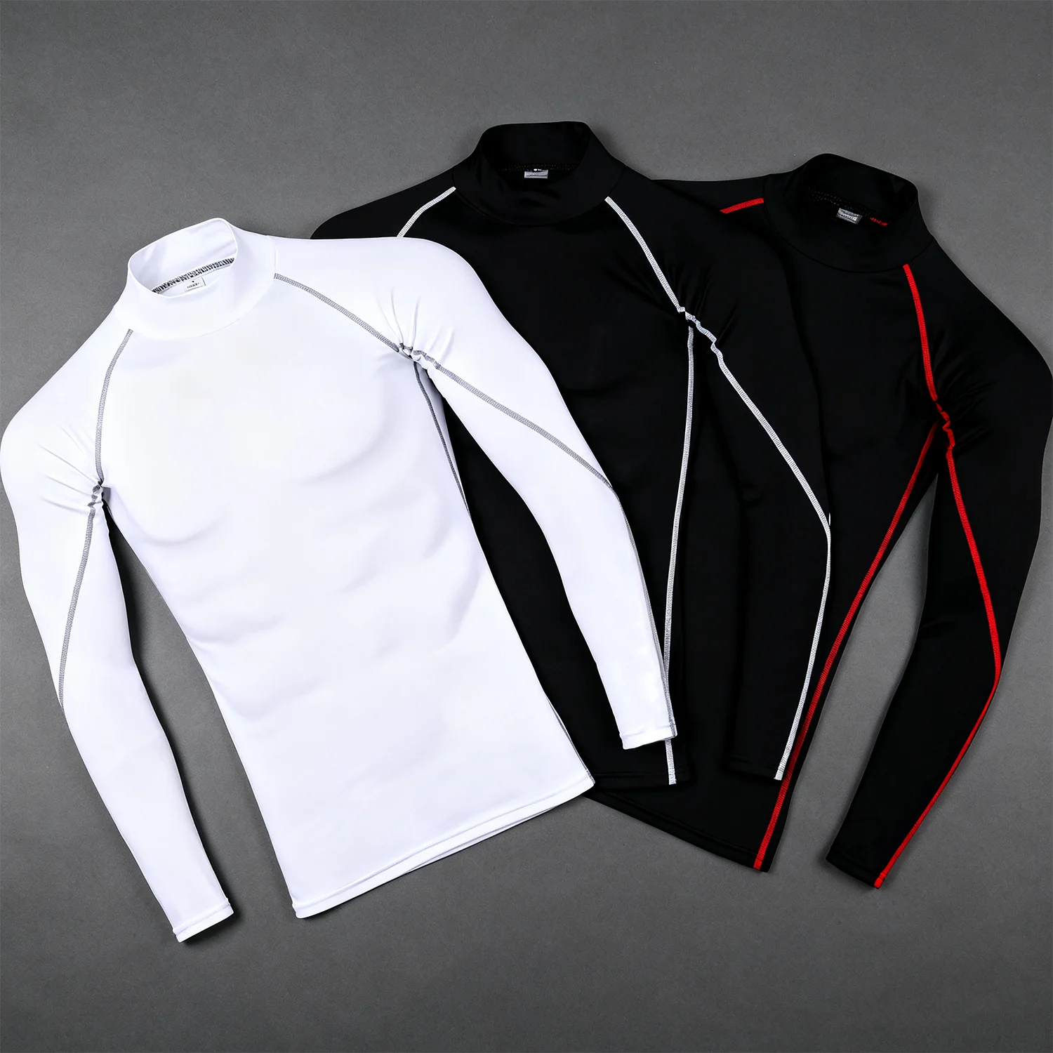 Men's Running Compression T-Shirt Quick Dry Gym Training Fitness ...