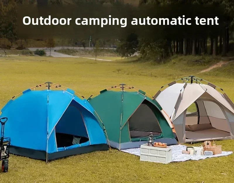 One-Touch-Automatic-Camping-Tent-Outdoors-Travel-Waterproof-Tents ...