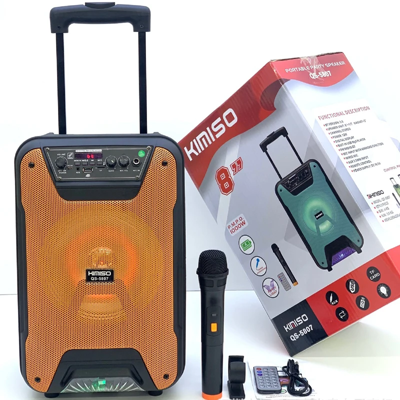 KIMISO-QS-5807-Powerful-Outdoor-Fashion-Trolley-Bluetooth-Speaker ...