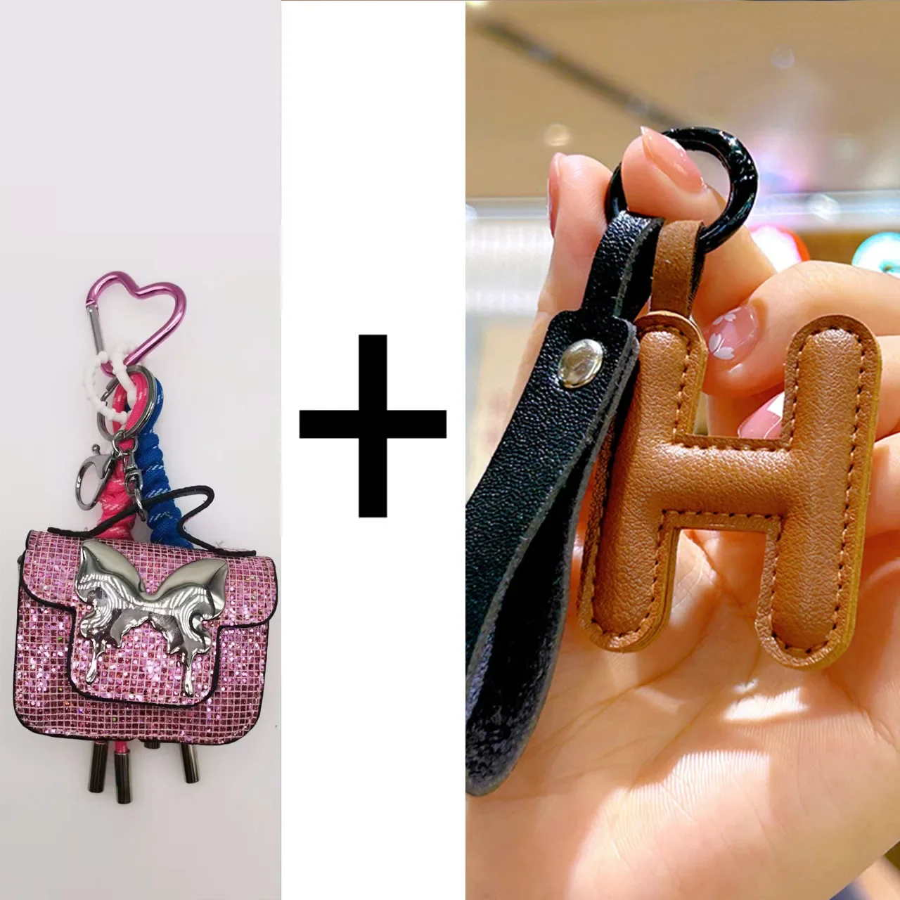 Bag Charms Luxury Bag Chain Letter Alphabet Pendant for prada Bag Women ...