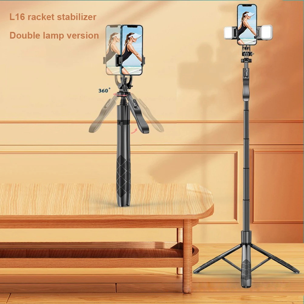 Portable Wireless Bluetooth Phone Telescopic Selfie Stick Tripod With ...