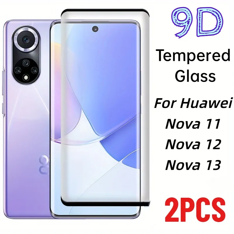 2pcs High-Definition Tempered Glass for Huawei Nova 13 Pro 10/11/12 Pro ...
