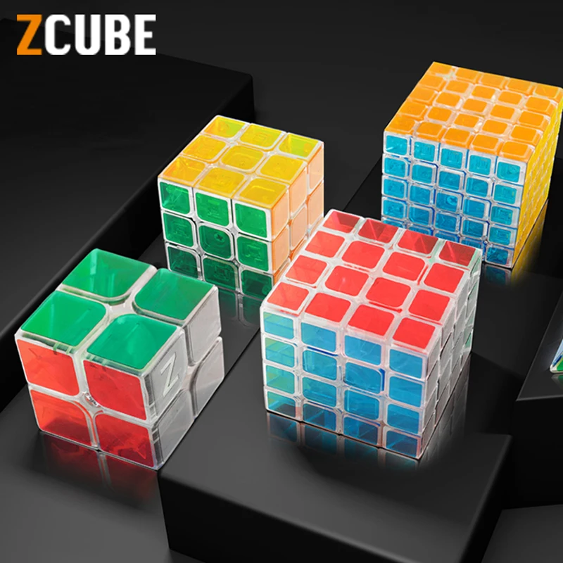 Zcube-Cubo-m-gico-transparente-para-ni-os-rompecabezas-profesional-de ...