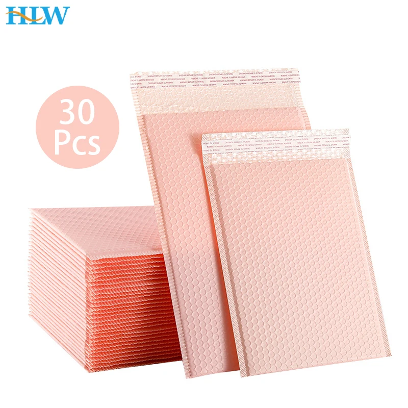 30Pcs-Pink-Poly-Bubble-Mailers-Padded-Envelopes-Bulk-Bubble-Lined-Wrap ...