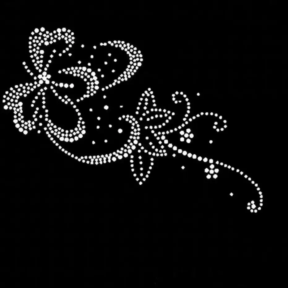 Bling Hotfix Motif Rhinestone Transfer Pattern Designs Iron on for ...