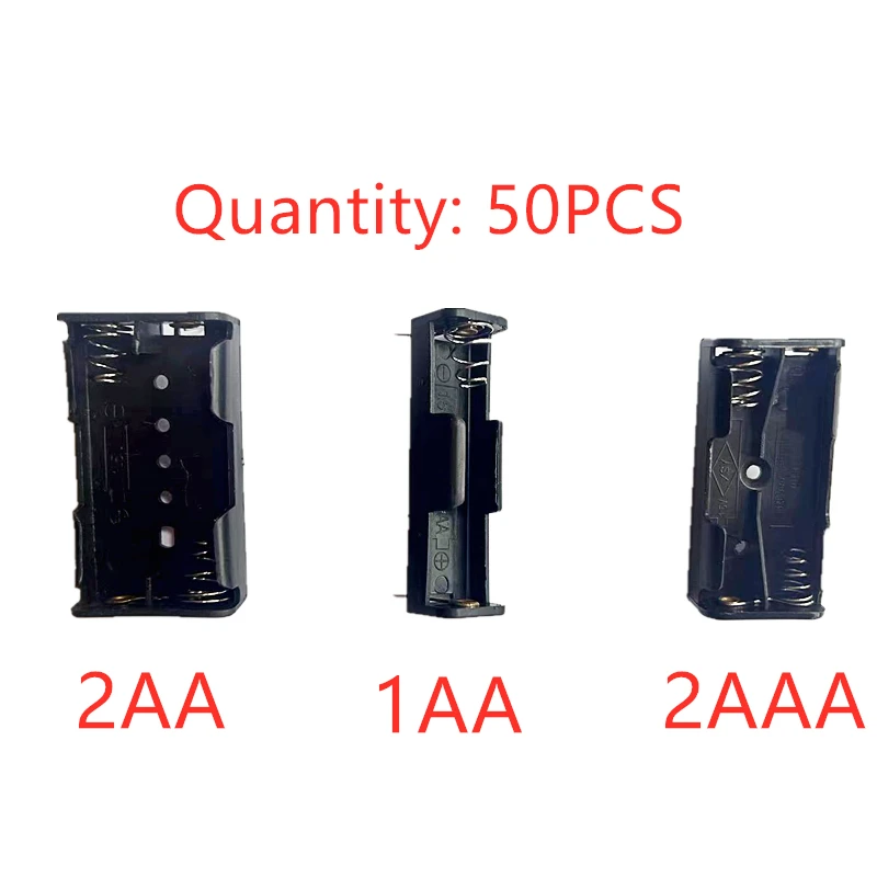 50PCS-1-Slots-AA-Battery-Case-Box-AAA-LR6-HR6-LR03-Battery-Holder ...