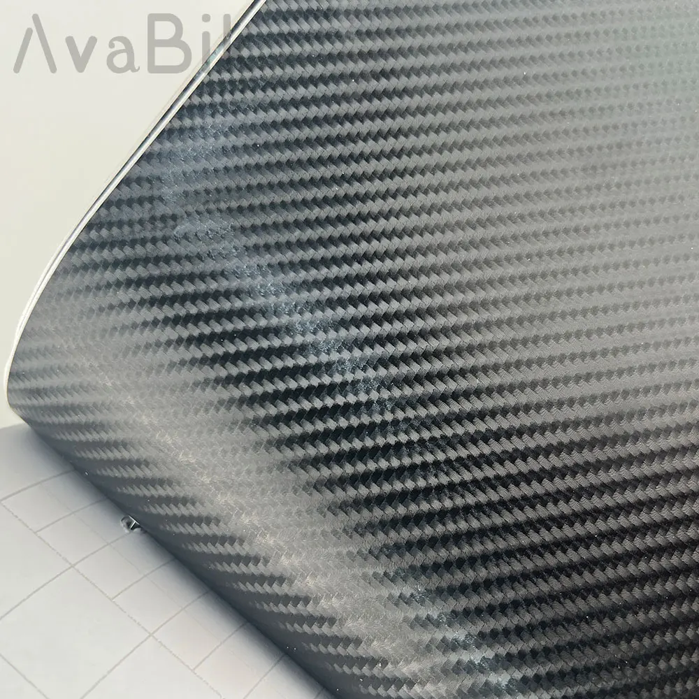 Retail-Black-Glossy-6D-Carbon-Fiber-Vinyl-Wrap-Film-Car-Interior-Trim ...