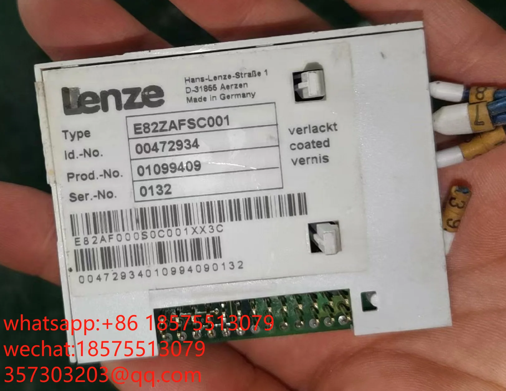 For LENZE E82ZAFSC E82ZAFSC001 Communication Module Terminal Block 1 Piece