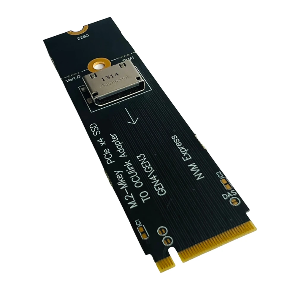 M.2-m Key Pcie X4 Ssd To U.2 Oculink Sff-8612 Adapter Card Gen4/gen3 For 2.5 Inch Nvme U.2(sff ...