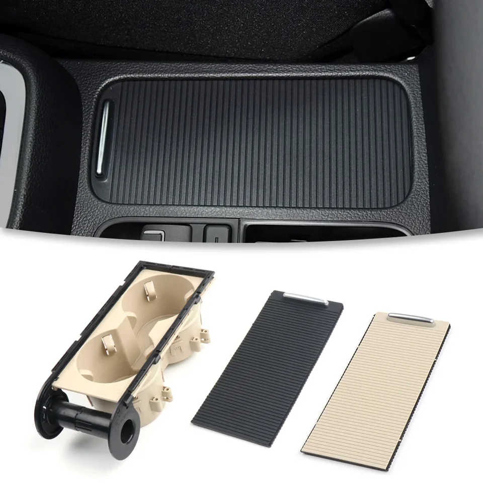 Cup Holder Rear Drinking Cup Bracket 7N0862533 For VW Tiguan Sharan ...