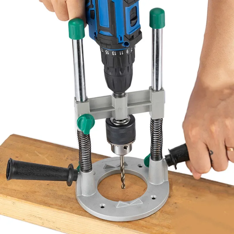 Multi-Angle-Drill-Guide-Attachment-Power-Drill-Stand-with-Chuck ...