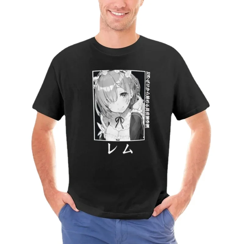 Re-Zero-T-Shirt-Men-Fashion-T-shirt-Cotton-Tshirt-Summer-Men-s-T-shirt ...