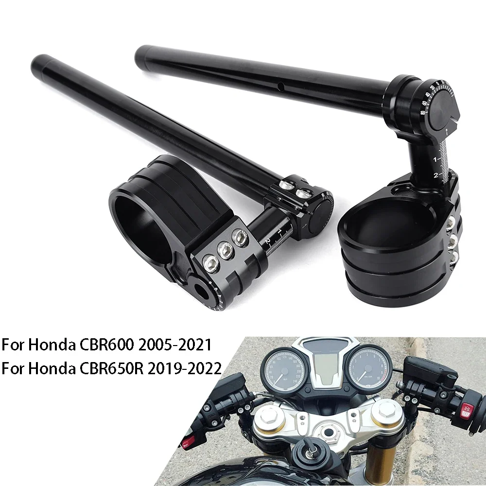 CBR 600 650R 48mm Handle Bar Clip on Fork Tube Handlebars For Honda ...