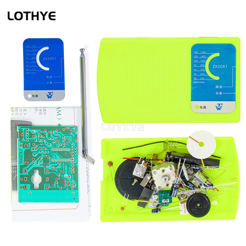 AM-FM-Radio-Assembly-DIY-Electronic-Kit-76-108MHz-Circuit-Board-Radio ...