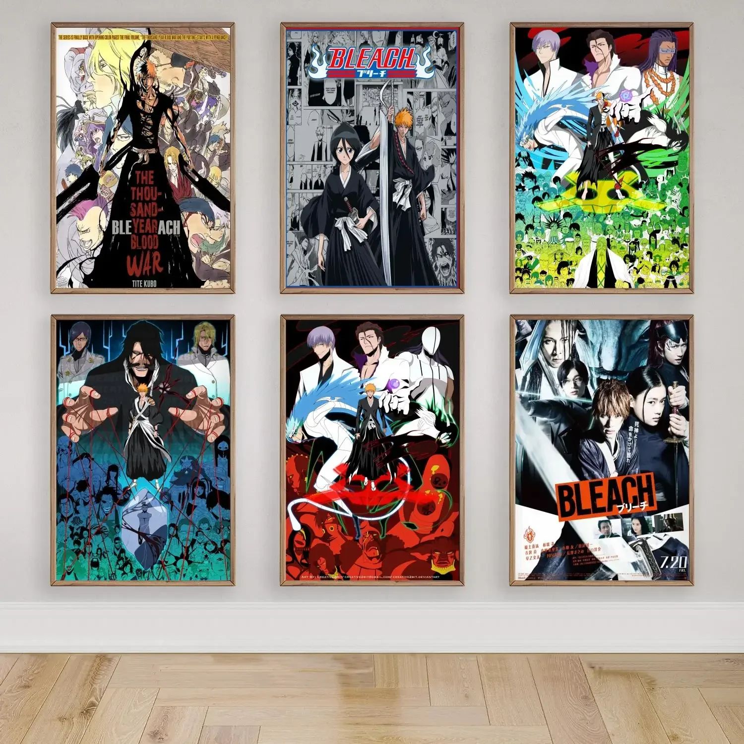bleach-Poster-Prints-Wall-Art-Canvas-Painting-Poster-For-Modern-Family ...