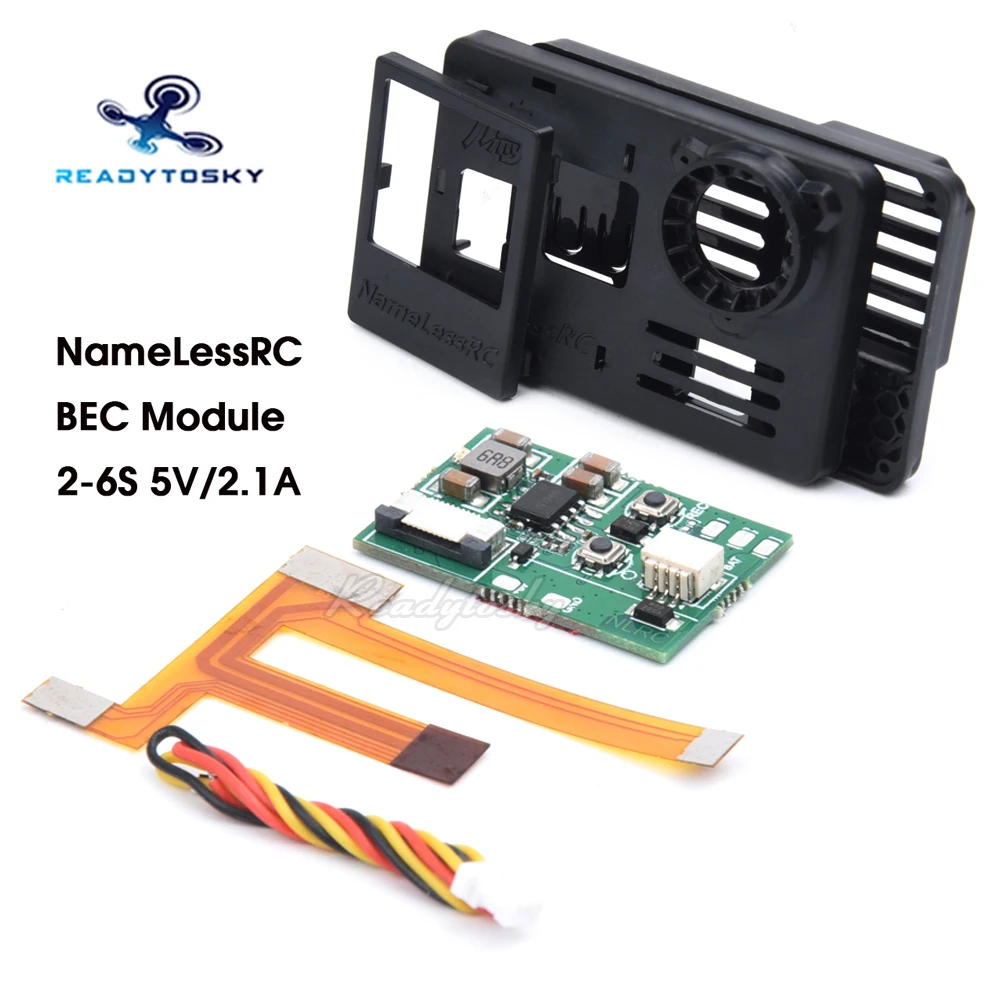 Namelessrc 2-6s 5v/2.1a Bec Module 66x45x23mm Nylon Case For Naked ...