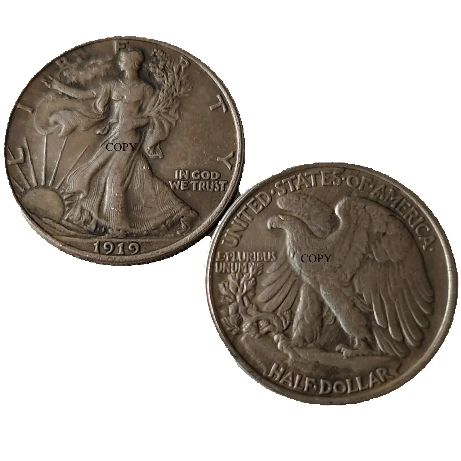 US 1919 - 1923 Optional 30.6mm Walking Liberty Half Dollar Silver ...