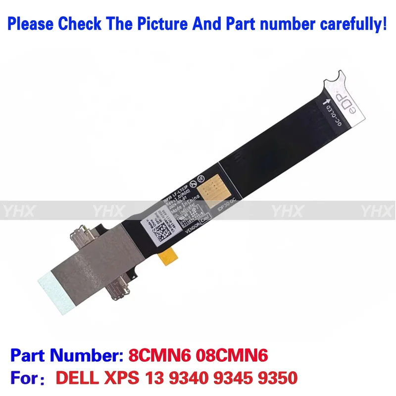 ZY New For DELL XPS 13 9340 9345 9350 EDP OLED CABLE IDP30 LF-723P ...