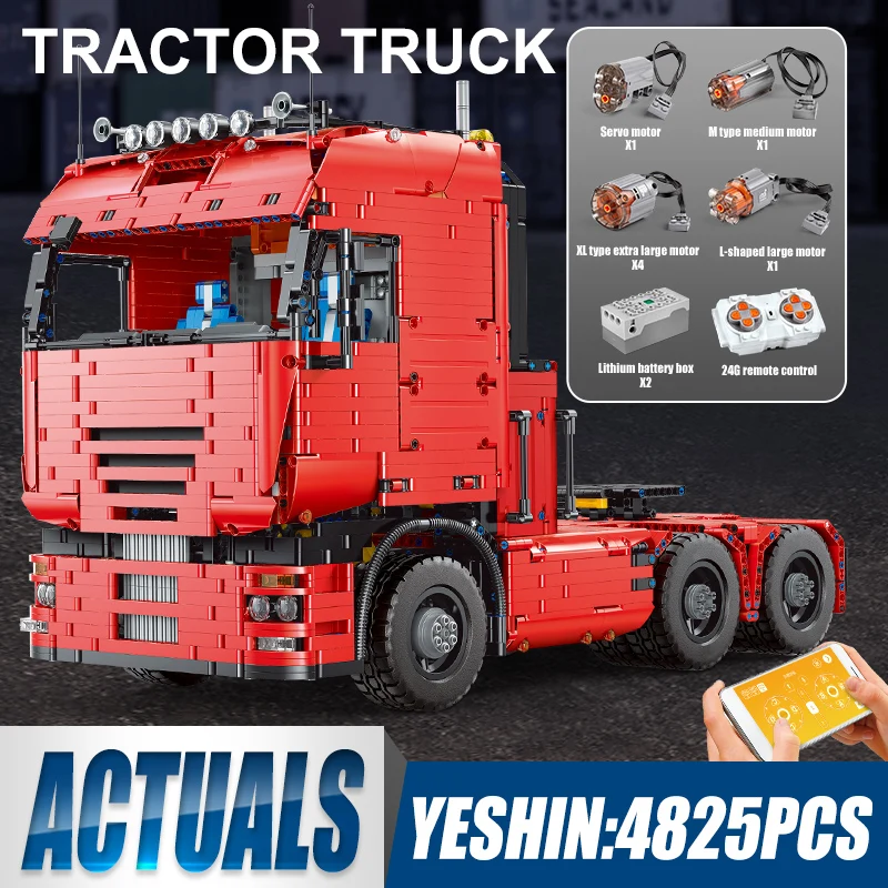 MOULD KING 19005 Technical Car Toys The MOC-2475 RC Motorized Tractor ...