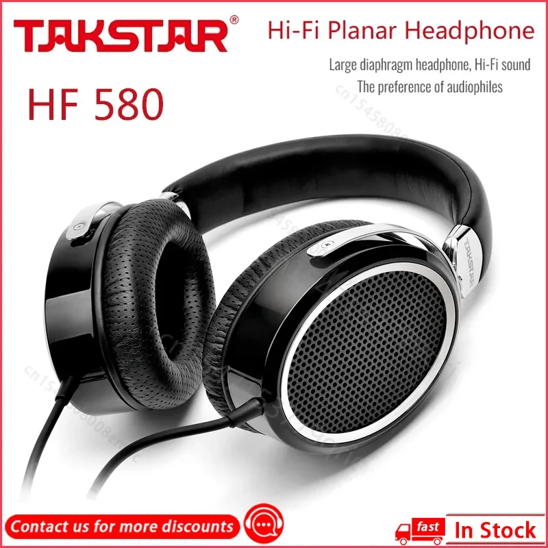 Takstar Hf 580 Hf580 Hi-fi Planar Headphone Ultra-large Planar ...