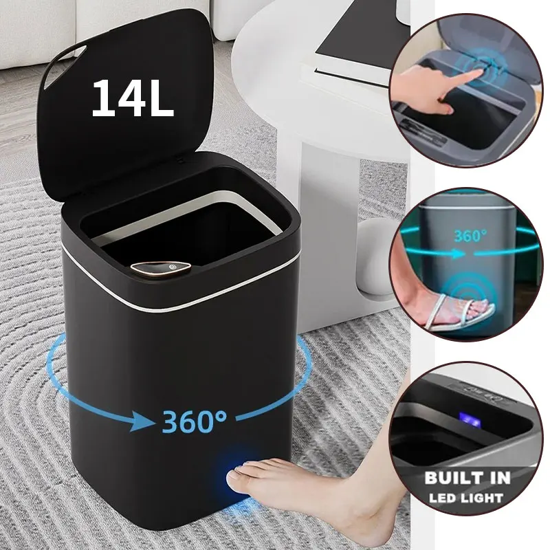 14L-16L-Smart-Trash-Can-Automatic-Bagging-Electronic-Trash-Can ...