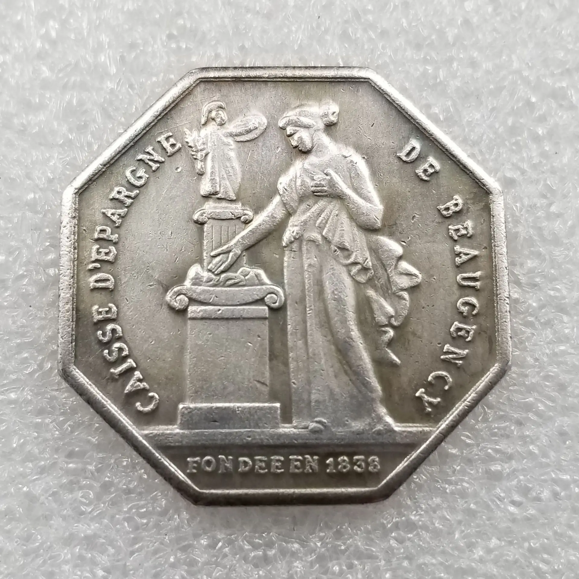 France-Octagonal-Shape-Silver-Coins-Medal-Album-Collectibles-Coin-Lucky ...