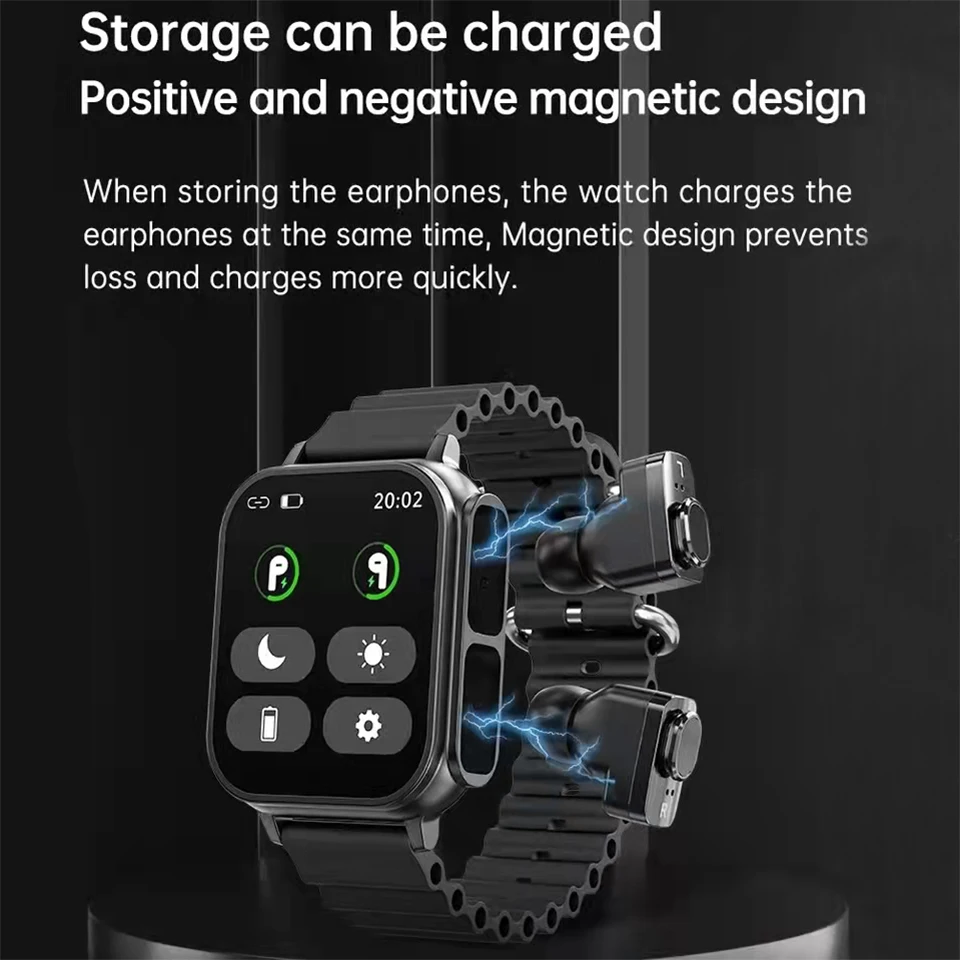 2023 New Headset Smart Watch TWS Two In One Wireless