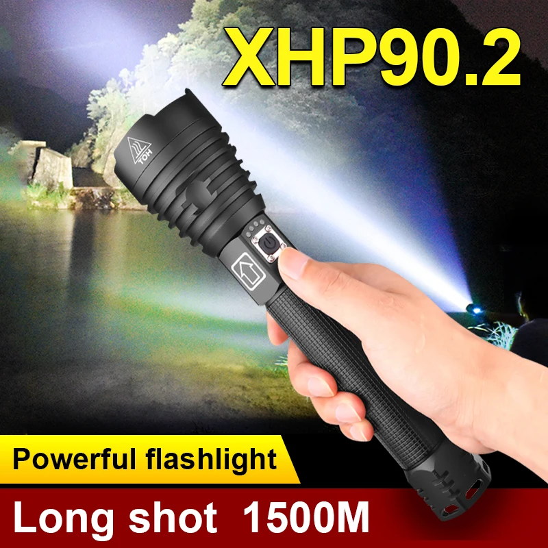 3500-LM-XHP90-Most-Powerful-LED-Flashlight-USB-Rechargeable-LED-Torch ...