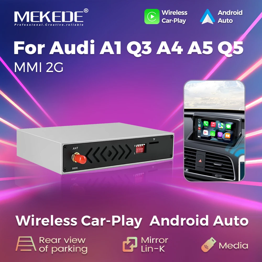 MEKEDE-Car-Multimedia-Ai-BOX-For-Audi-A1-Q3-A4-A5-Q5-MMI-2G-GPS ...