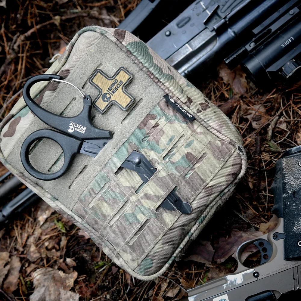 Rhino Rescue IFAK Trauma Kit With Tourniquet - CampVenture First Aid Kit