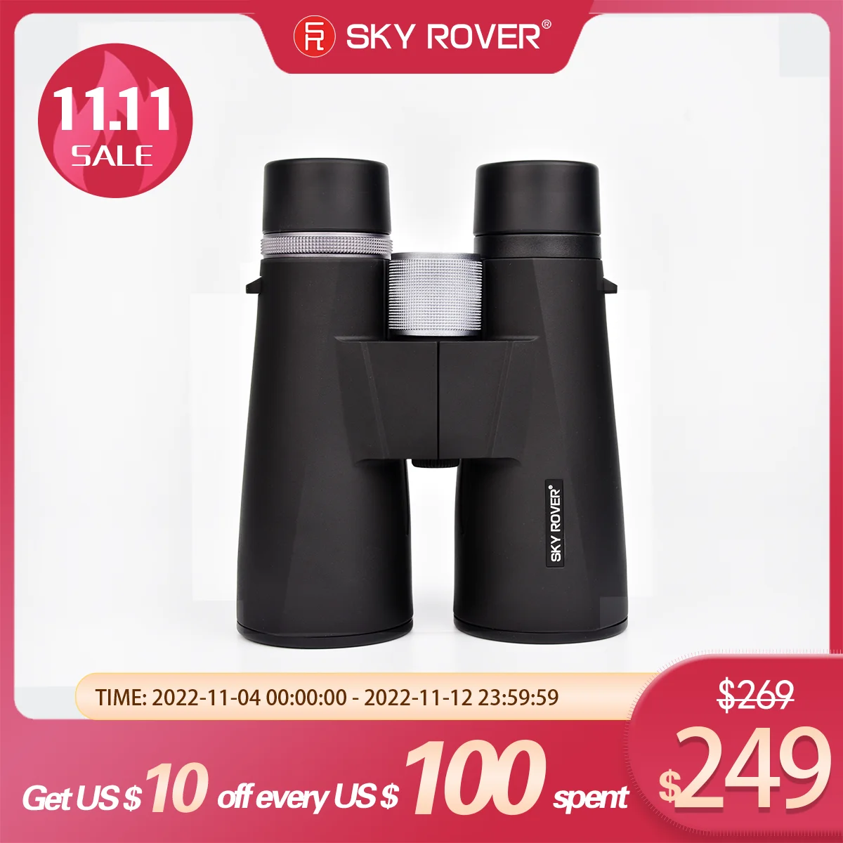 Sky Rover Acuity Series 8x56 Edf Binoculars Ed Glass Fmc Argon-filled ...