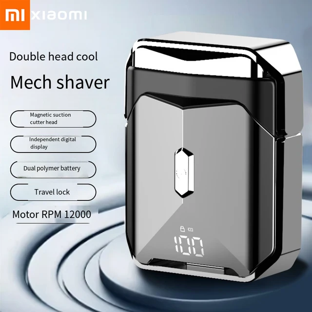 Xiaomi Electric Shaver Dual Batteries Digital Display LED Mini Razor ...