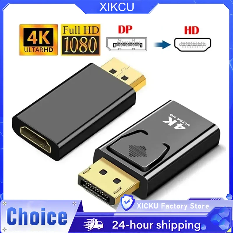 HDMI-Compatible Cable Video Audio Adapter Converter 1080/4K Connector ...