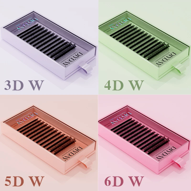 DIYDAY-W-Shape-Eyelashes-Extensions-W-Shaped-Bloom-3d-4d-5d-6d-7d-8d ...