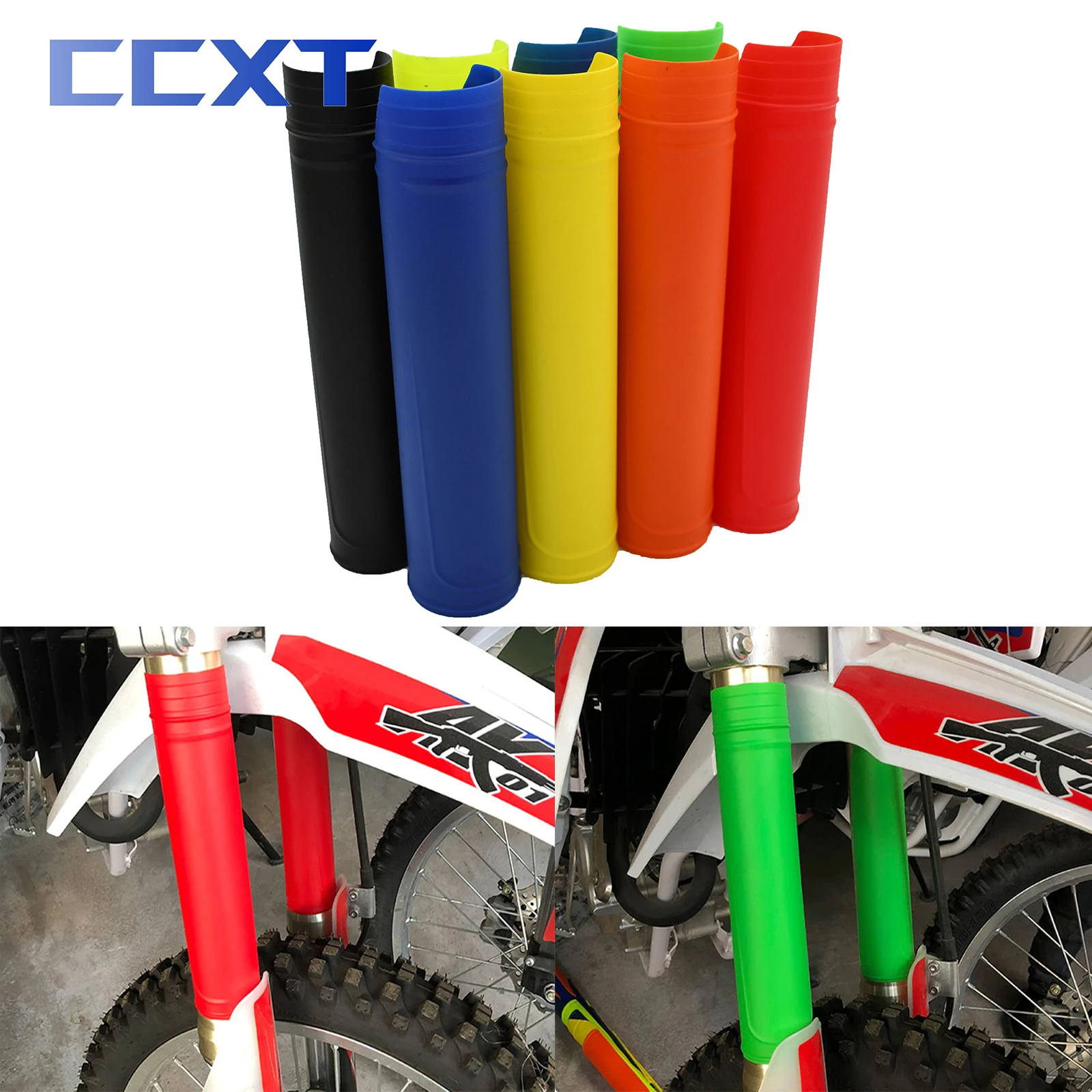 Motocross Universal Front Fork Protector For Husqvarna KTM Honda Yamaha Kawasaki Suzuki CRF250R ...