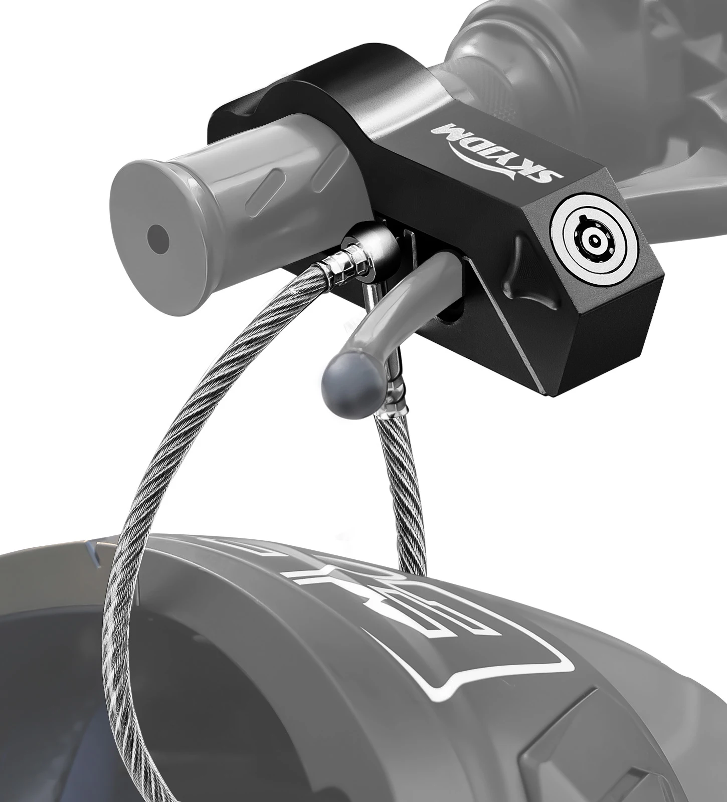 Motorcycle Handlebar Lock Handlebar Brake Handle Solid Lock Imitating ...