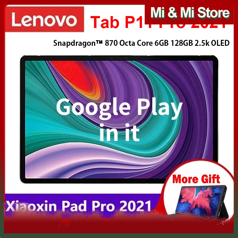 Global Firmware Lenovo Tab P11 Pro 2021 Snapdragon 870 Octa Core 6GB ...